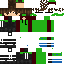 green albypro with glasses v2 | Minecraft Skin