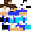 Blue tracksuit with Black pants | Minecraft Skin