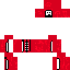 Red Skeleton | Minecraft Skin