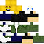 Guy with laughing emoji mask | Minecraft Skin