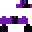 Corrupted Black and purple skin | Minecraft Skin