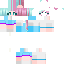 KDA\League of Legends aqua and pink Seraphine | Minecraft Skin