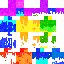 FavreMySabre's Rainbow Melt Merch Skin | Minecraft Skin