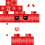 red wallibear with twitch logo tweeks | Minecraft Skin