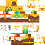 Golden Cheese Cookie | Minecraft Skin