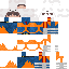 Endeavor weaved skin | Minecraft Skin
