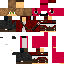 Cool BOy with red hoodie and black mask | Minecraft Skin