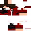 Red with creeper back eystreem | Minecraft Skin