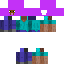 Purple Sheep Head Steve | Minecraft Skin