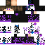 blue gamer boy corrupted | Minecraft Skin