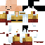 Derpy Saitama with girl hair(slim) | Minecraft Skin