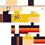 Bamburai (FNF vs Dave and Bambi Popcorn edition) | Minecraft Skin