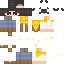 Cowboy with yellow shawl | Minecraft Skin