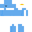 Blue man with crown (skin inspired by wemmbu) | Minecraft Skin