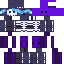 purple skeleton | Minecraft Skin