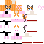 FlyingCat Gaming Kawaii Girl Facing Forwards | Minecraft Skin