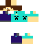 Steve Siendo infectado por Herobrine | Minecraft Skin