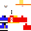 Luffy Snowman (One Piece) | Minecraft Skin