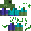 Zombie con enredaderas | Minecraft Skin
