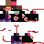 steve with akatsuki cloak | Minecraft Skin