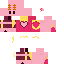 Marie The Rosy Maple Moth | Minecraft Skin