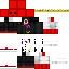 Red slime technobabble tribute | Minecraft Skin