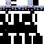 Black skin Blue Axolotl Hat | Minecraft Skin