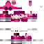 Pink Power Ranger Bedrock (Eyeballed) | Minecraft Skin