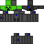 My new cyborg creeper skin | Minecraft Skin