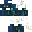 Warden colour palette lol | Minecraft Skin