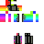 corrupt rainbow skin | Minecraft Skin