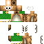 Barn Owl with Forest Green pants | Minecraft Skin