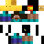 mi skin por delante y la de mi amigo por atras fusion | Minecraft Skin