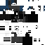 split hair emo goth boy | Minecraft Skin
