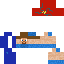 Angry Steve holding dynamite block | Minecraft Skin