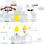 Invincible (or White) Tanooki Mario TheAudacityChannelYT | Minecraft Skin