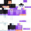 boy in a purple hoody-hive style | Minecraft Skin