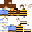 Reinvented Bee Jumper Skin - Brown Hair | Minecraft Skin