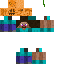 steve holding a pumpkin | Minecraft Skin