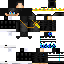 Blue king with sword on back | Minecraft Skin