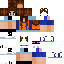 girl with broncos jersey | Minecraft Skin