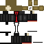 The Clocks Ticking Casual Red | Minecraft Skin