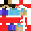 Steve with ruby armour | Minecraft Skin