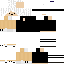 Remastered with black hoodie and khaki pants and arm bands | Minecraft Skin