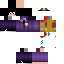 Security guard with damaged glamrock freddy arm | Minecraft Skin