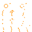 Orange Stickman Alan Becker | Minecraft Skin