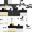 Black Shirt Yellow Crocs Wolf Cut | Minecraft Skin