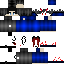 Red Life Blue Devil Boy | Minecraft Skin