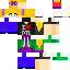 Ellsworld Matilda with hoodie | Minecraft Skin