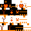 Fire Creeper DX v3.0 | Minecraft Skin